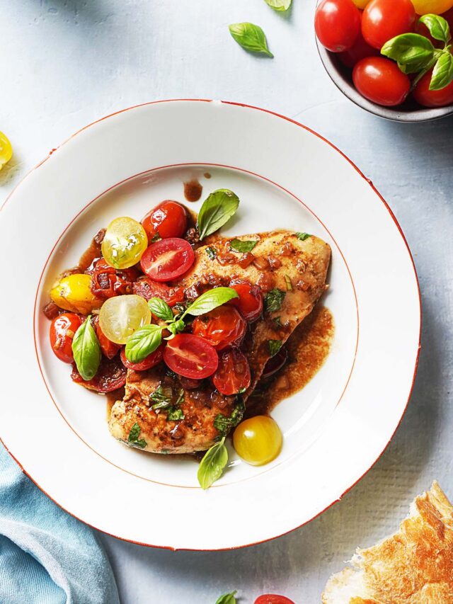 Chicken & Balsamic Tomato | Ana Frias