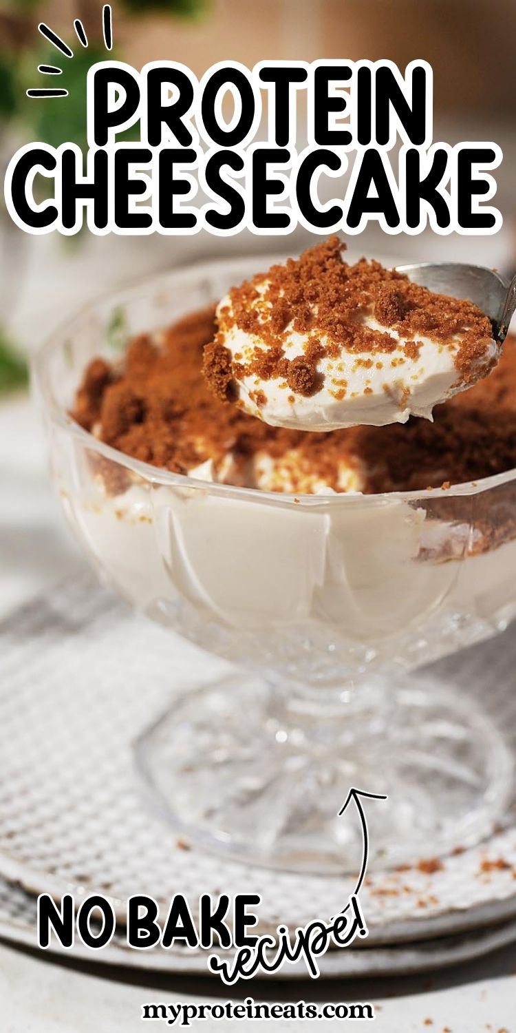 No Bake Protein Cheesecake by Ana Frias